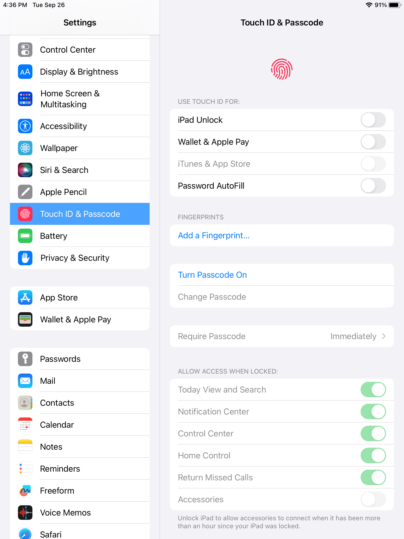 How To Manually Set A Passcode On An iPad – PWCS Information Technology