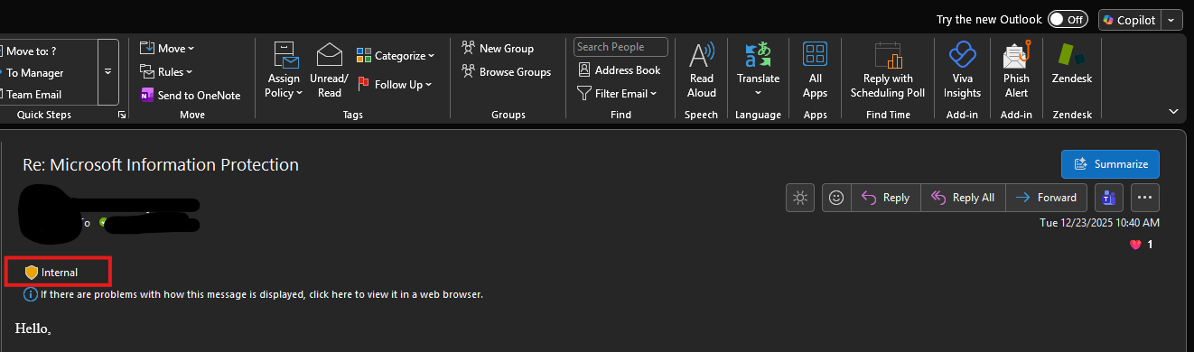 How To Apply Sensitivity Labels to Your Emails in Outlook – PWCS ...
